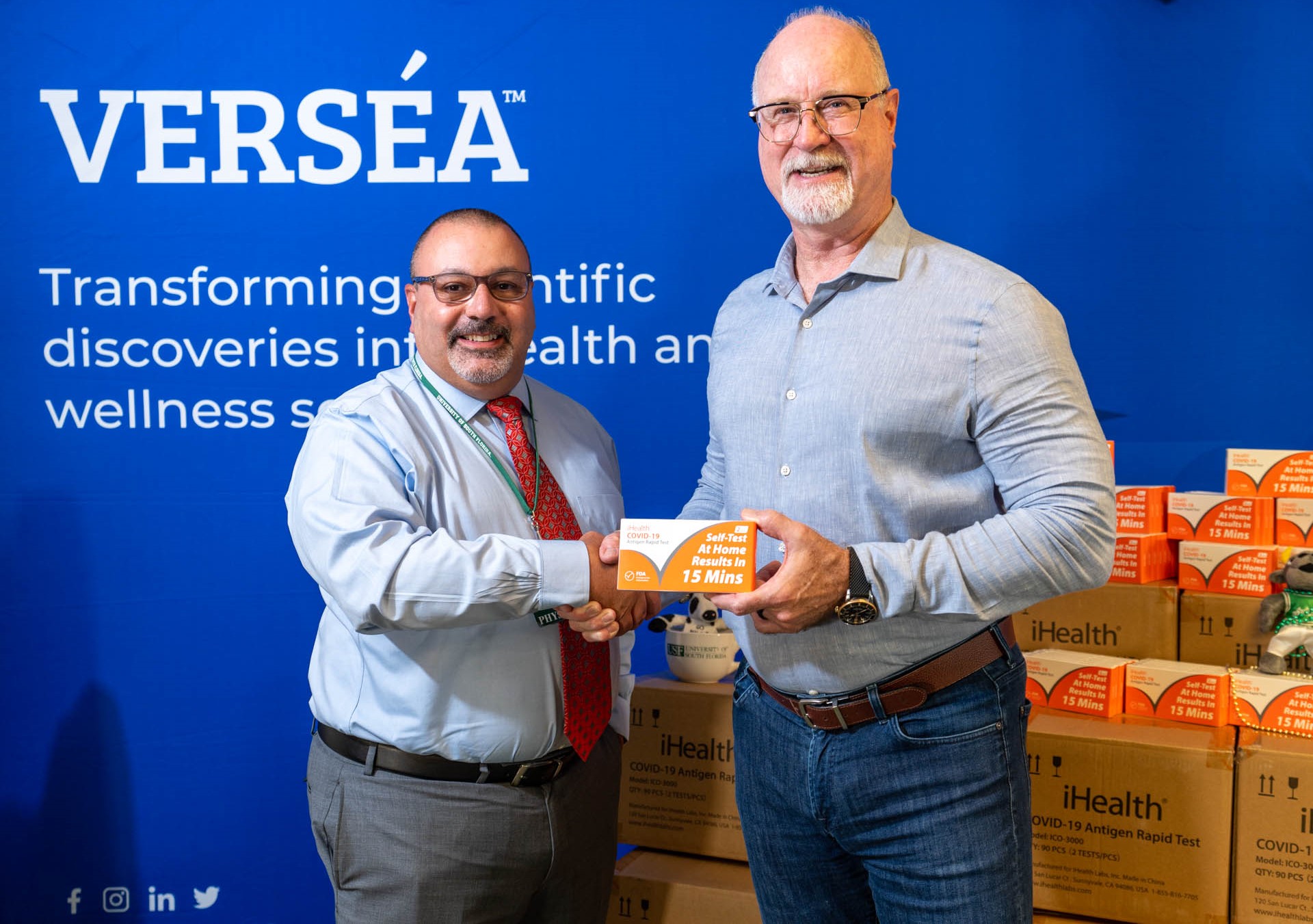 Verséa Donates COVID-19 Test Kits to the University of South Florida ...